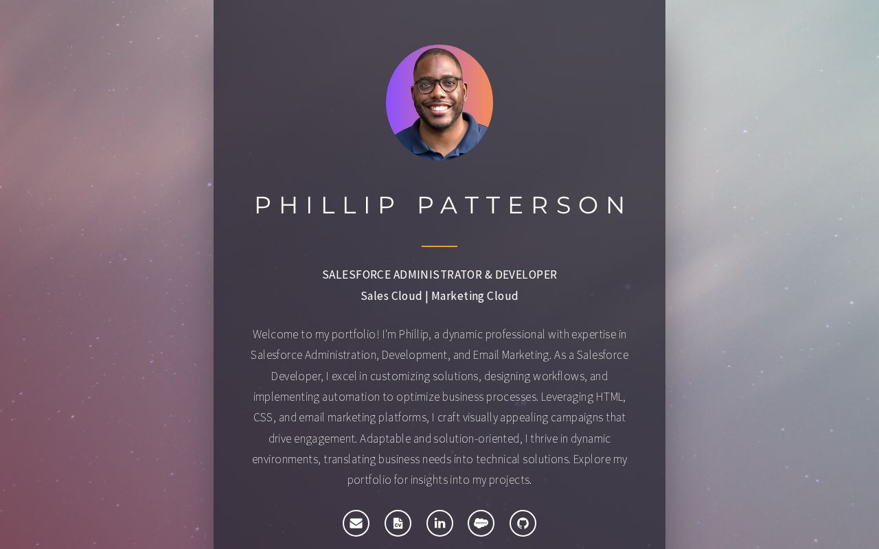 Phillip Patterson Salesforce and Email Developer Portfolio